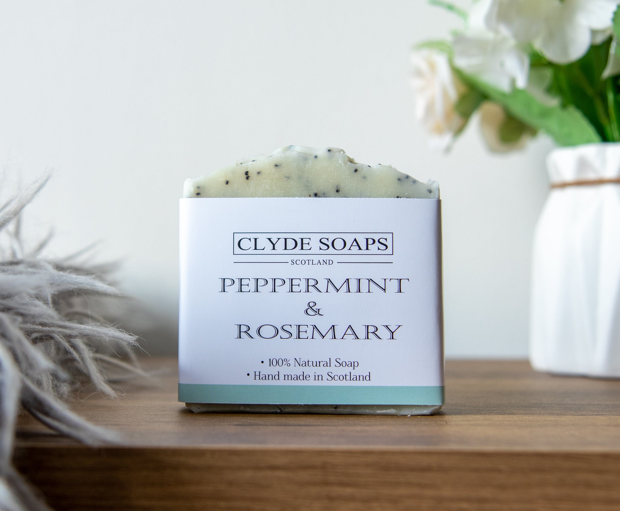 Peppermint, Rosemary and Poppy Soap - Clyde Soaps , Cold Process, Palm ...
